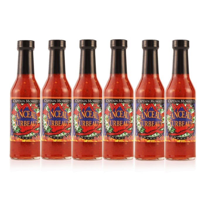 Canceaux Turbeaux 5 pack - Hot sauce, sweet garlic flavor with a kick.